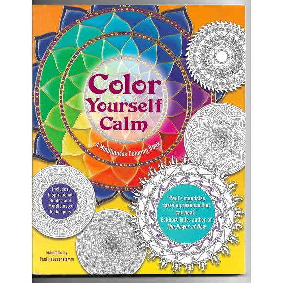 Barron'S | Other | Color Yourself Calm A Mindfulness Coloring Book With ...